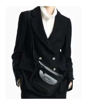 Emporio Armani Double-breasted Pinstripe Wool-blend Blazer