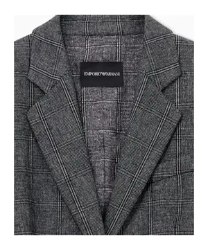 Emporio Armani Signature Capsule Check Flannel Blazer