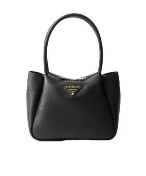 Prada Small Leather Bag - Black