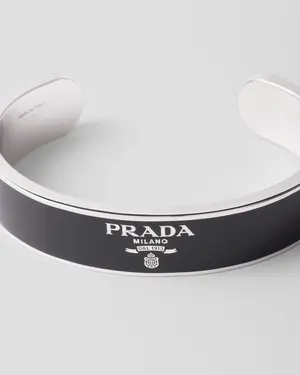 Prada Silver Bangle Bracelet
