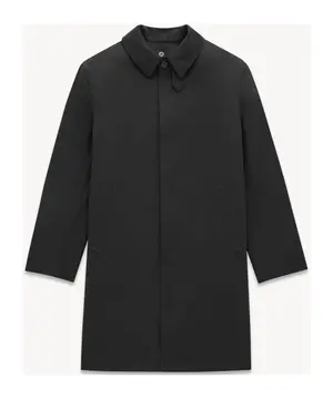 Saint Laurent Mackintosh Coat In Water-repellant Canvas