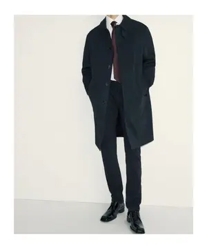 Saint Laurent Mackintosh Coat In Water-repellant Canvas