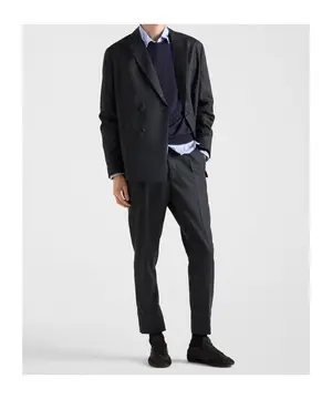 Prada Double-breasted Silk Jacket