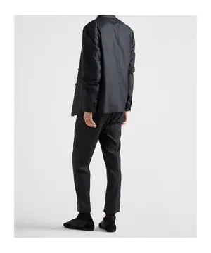 Prada Double-breasted Silk Jacket