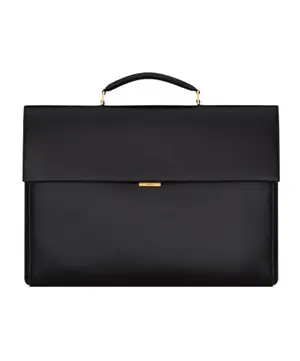 Saint Laurent Briefcase In Box - Black