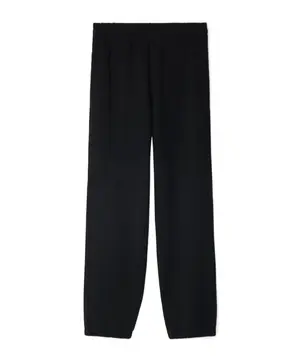 Burberry Cotton Jogging Pants With Logo Detail - Black