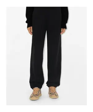 Burberry Check Label Cotton Jogging Pants