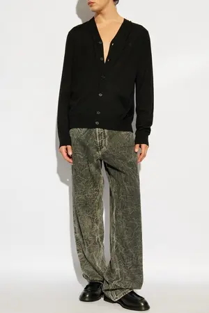 Dsquared2 Logo Embroidered Knitted Cardigan