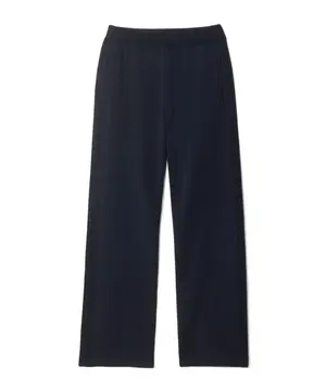 Burberry Knitted Track Pants - Navy