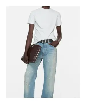 Acne Studios Logo-plaque T-shirt - Ice White