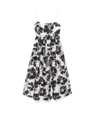 Stine Goya Floral Print Midi Dress