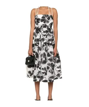 Stine Goya Floral Print Midi Dress