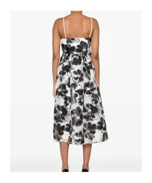 Stine Goya Floral Print Midi Dress
