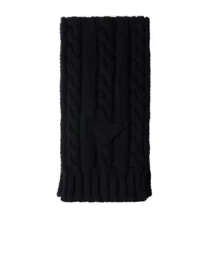 Prada Cashmere Scarf - Navy