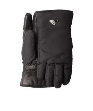 Prada Re-nylon Gloves - Black