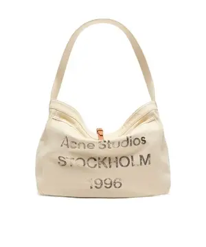 Acne Studios 1996 Logo Crossbody Tote - Nude