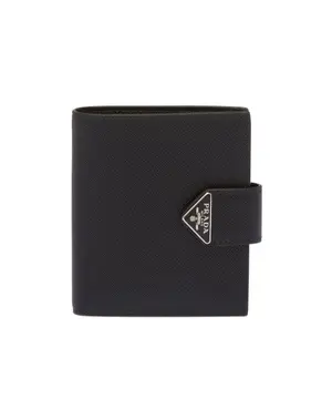 Prada Saffiano Leather Wallet - Black