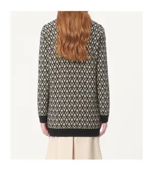 Valentino Garavani Monogram V-neck Button-up Cardigan
