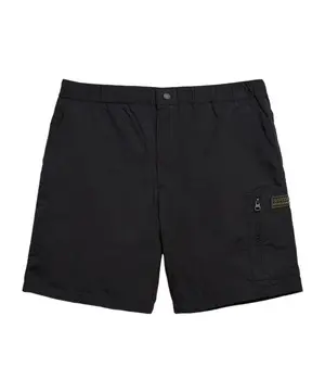 Barbour Logo Patch Shorts - Black