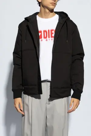 Paul Smith Padded Hooded Jacket With Rope Detail