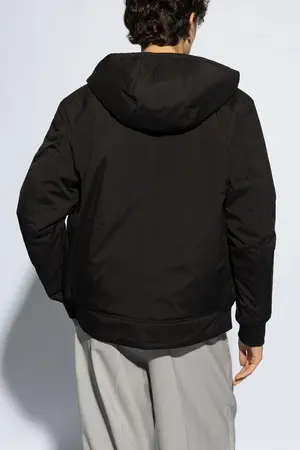 Paul Smith Padded Hooded Jacket With Rope Detail