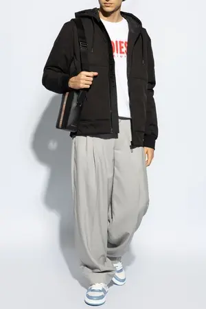 Paul Smith Padded Hooded Jacket With Rope Detail