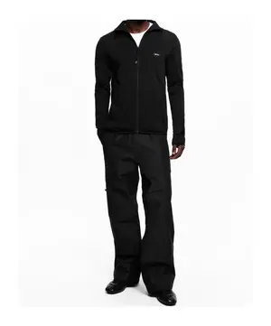 Prada Zipper Fleece Sweatshirt With Logo