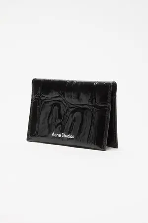 Acne Studios Embossed Leather Card Holder