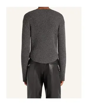 COURREGES Ribbed-knit Sweater