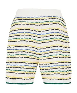 Casablanca Logo Patch Shorts