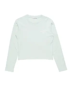 Acne Studios LONGSLEEVE LOGO T-SHIRT Light Mint