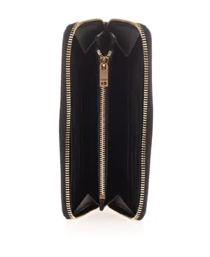 Saint Laurent Crocodile Effect Logo Wallet