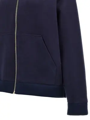 Miu Miu Embroidered Logo Zip-up Hooded Jacket