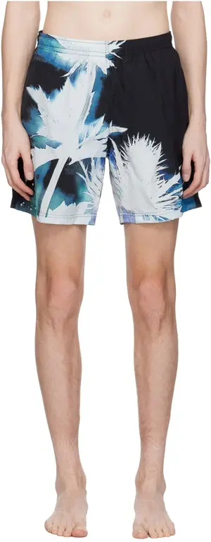 Alexander McQueen Graphic Printed Swim Shorts