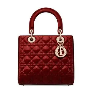 Dior Medium Lady Bag - Red
