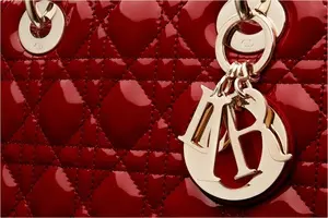 Dior Medium Lady Bag - Red