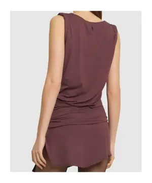 Attico Draped Sleeveless Dress