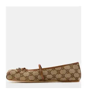 Gucci Horsebit Ballet Flats - Brown