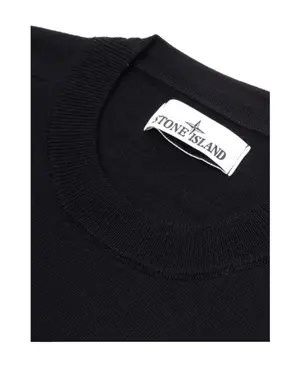 Stone Island Logo Patch Crewneck Jumper