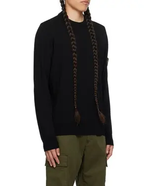 Stone Island Logo Patch Crewneck Jumper