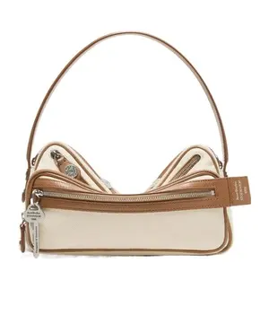 Acne Studios Camero Party Canvas Bag - Nude