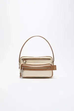 Acne Studios Camera Party Canvas Bag - Nude