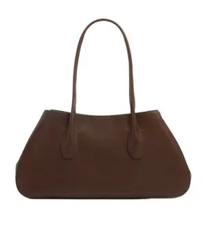 THE ROW Alger Saddle Leather Shoulder Bag