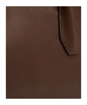 THE ROW Alger Saddle Leather Shoulder Bag