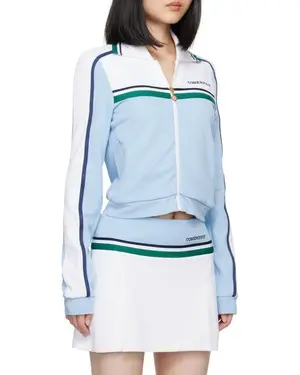Casablanca Contrast Lapel Zip-up Jacket