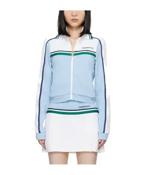 Casablanca Contrast Lapel Zip-up Jacket
