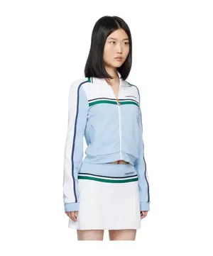Casablanca Contrast Lapel Zip-up Jacket