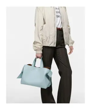 Acne Studios Musubi Leather Tote - Green