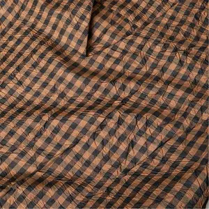 GANNI Plaid Short-sleeved Dress