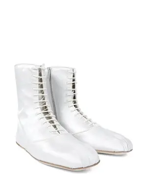 ANN DEMEULEMEESTER Lace-up Satin Boots